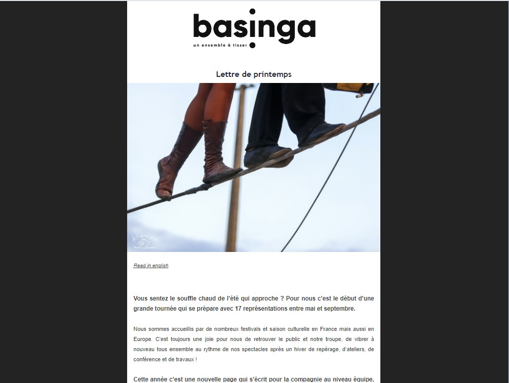 Newsletter - Basinga